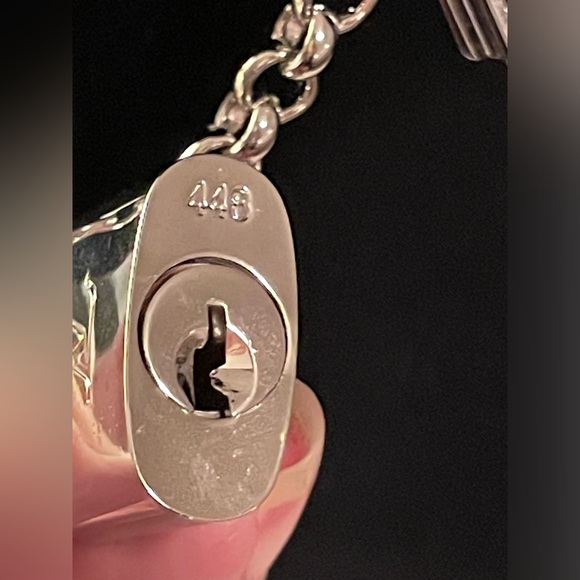 Louis Vuitton | Jewelry | Rare Palladium Louis Vuitton Padlock Necklace ...